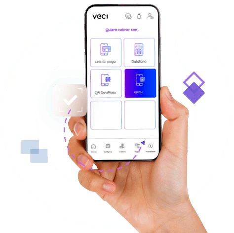Veci | Soluciones digitales | Cobro con QR